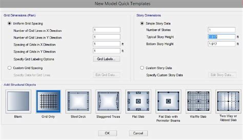 5 Grid Dimensions And Story Dimension Form Etabs 15 Download