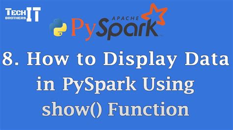 How to Display Data in PySpark Using show() Function | PySpark Tutorial for Beginners #pyspark ...