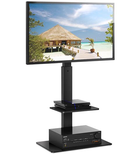 Fitueyes Swivel Floor Tv Stand At Helen Williamson Blog