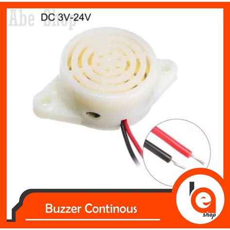 Jual Buzzer Dc Continuous Alarm Dc 3 24v Active Piezo Buzzer Sfm 27 Speaker 5v 9v 12v Shopee