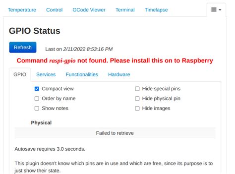 Everything Says Updating Issue Danieleborgo OctoPrint GPIOStatus GitHub