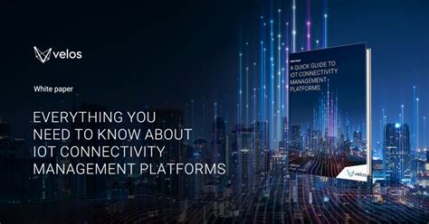 A Guide To Iot Connectivity Solutions For Oems Velos Iot
