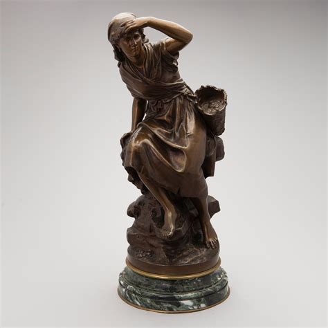 Mathurin Moreau Bronze Signed Bukowskis