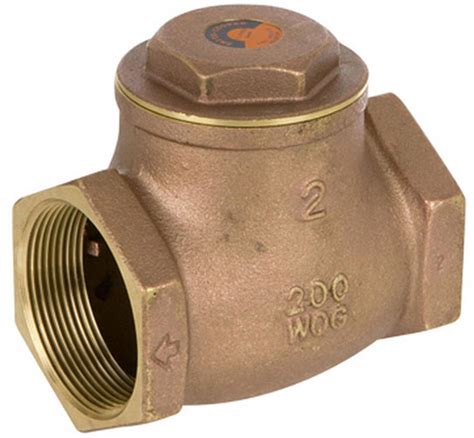 Smith Cooper 1 In Npt Lead Free Brass 200 Wog Check Valve Threaded