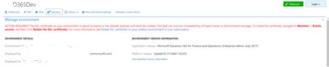 Rotate SSL Certificates In Microsoft Dynamics 365 For Finance And Operations