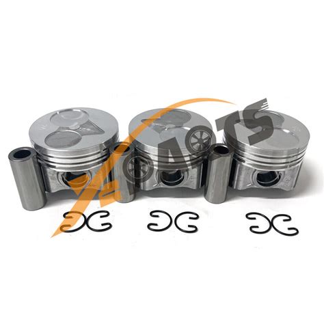 3 Set Piston Kit Std For Kubota D902 Oversize 05mm Ebay