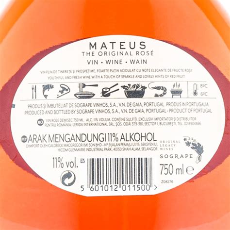 VIN MATEUS ROSE 0,75L – Ana Maria