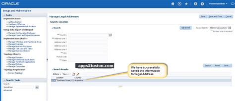 Oracle FUSION Apps LEGAL ENTITIES IN ORACLE FUSION FINANCIALS