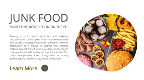 Junk Food Marketing Restrictions Consumer Choice Center