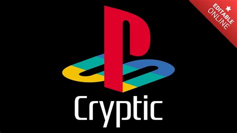 Cryptic Playstation Logo Text Effect Generator