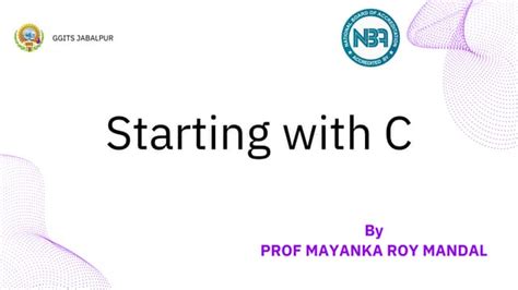C Class Basic Programming 1 Ppt Mayanka 1pdf