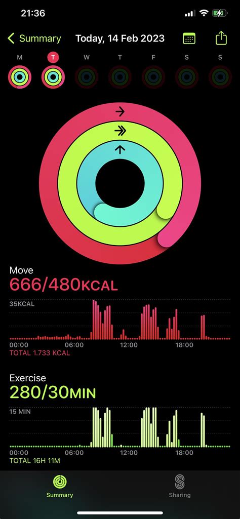 health and training app are not showing same calories r applewatch