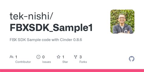 Github Tek Nishifbxsdksample1 Fbx Sdk Sample Code With Cinder 086 Github Tek Nishifbxsdksample1 Fbx Sdk Sample Code With Cinder 086
