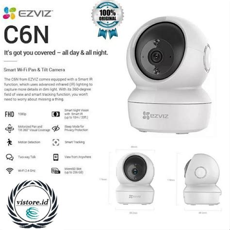 Jual Cctv Ezviz C6n 2mp 1080p Smart Wireless Pan Tilt Camera Shopee