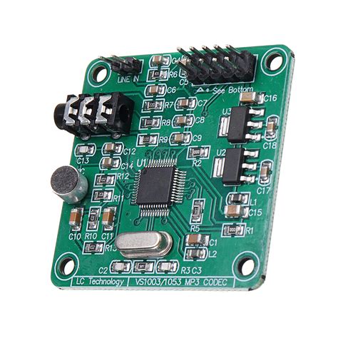 3pcs Vs1053 Audio Mp3 Player Module Audio Decoder Board Development Board Onboard Recording
