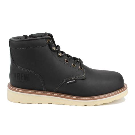 Drew Shoe Burbank Mens Waterproof Work Boots Flow Feet