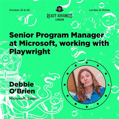 React Advanced London 2024 On Linkedin Debbie Obrien 💬 Will Be