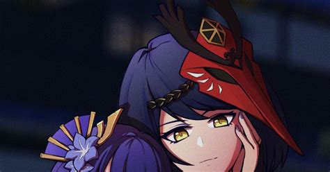 九条裟罗 雷电将军x九条裟罗 橘柴oranzheのイラスト Pixiv