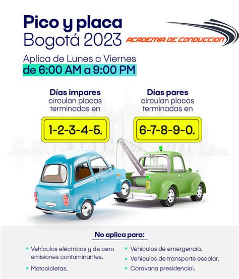 Pico Y Placa En Bogotá 2023 Restricciones Y Horarios