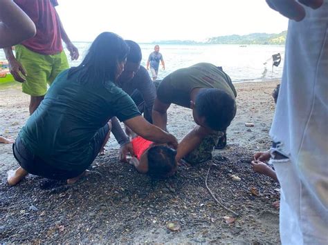 Batang Nalunod Matagumpay Na Nasagip Ng Isang Pulis