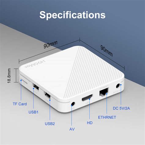 Original H Max Tv Box Allwinner H Quad Core K Uhd Media Player Dual Wifi Gb Ram Gb