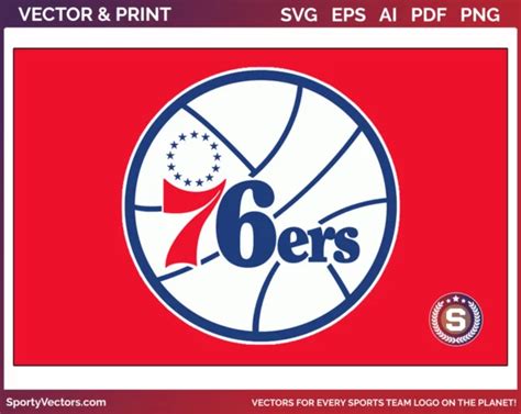 Philadelphia 76ers Basketball Primary Logo 1963 Sports Logo Svg