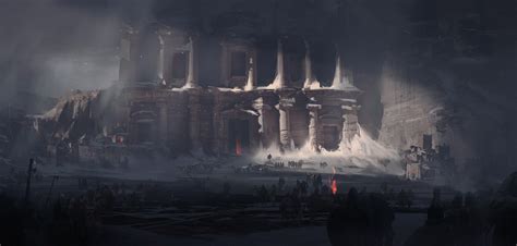 배경 화면 분위기 구름 세계 마천루 도시 풍경 Cg Artwork 연기 미술 시티 중심지 그림 어둠 타락 경치 행사 탑 블록 한밤중 안개