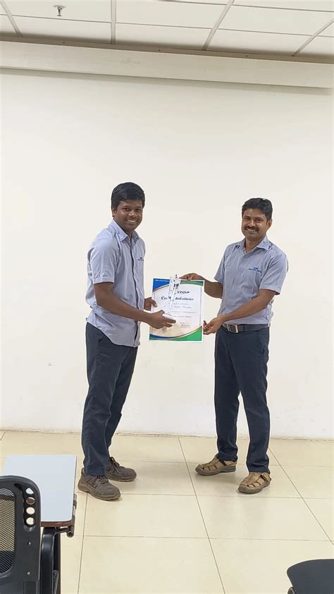 tharun kumar on linkedin delighted to be the star performer and great