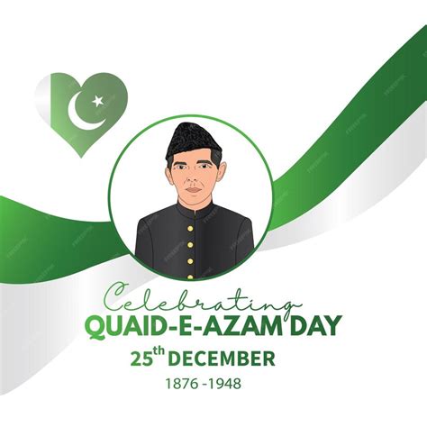 Premium Vector Quaid E Azam Day 25 December Picture Style Post Design