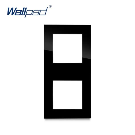 Wallpad Luxury Tempered Glass Panel Frame White Ho Vicedeal
