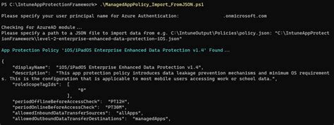 Getting Started With Intune App Protection And App Data Protection Configuration Framework
