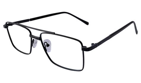 Matte Black Rectangle Eyeglasses For Men Bombay Optical