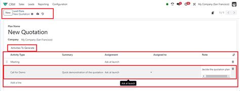 How To Automate The Activities Using Odoo 17 CRM