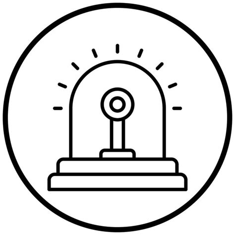 Premium Vector Siren Icon Style