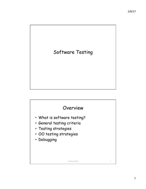 Pdf Software Testing Overview What Is Software Testing General Pdf Document 680444
