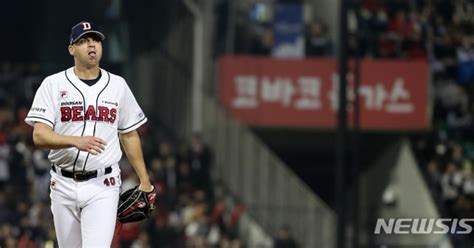 6이닝 삼진 8개 두산 선발 후랭코프