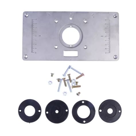 BANC DE TABLE Travail Plaque D Insertion En Aluminium Routeur Mm