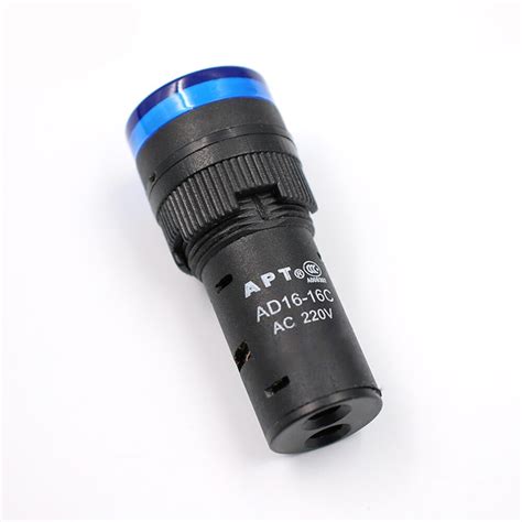 1pcs Led Indicator Light 12v 24v 220v 16mm Panel M Grandado