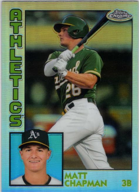 Topps Chrome Topps Baseball TC Matt Chapman Trading Card Database