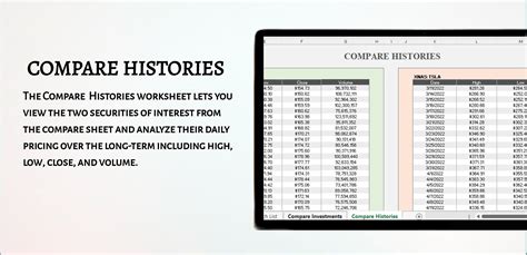 Investment Portfolio Analysis Excel Spreadsheet Stocks Etfs Mutual Funds Commodities Etsy