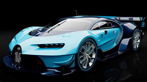 Bugatti Vision Gran Turismo 3d Model Cgtrader