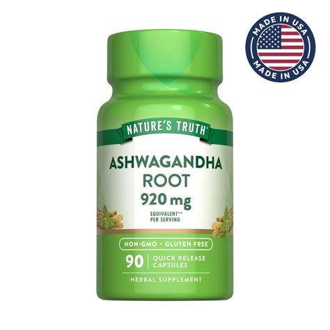 Natures Truth Ashwagandha Root Cápsulas Cuidafarma