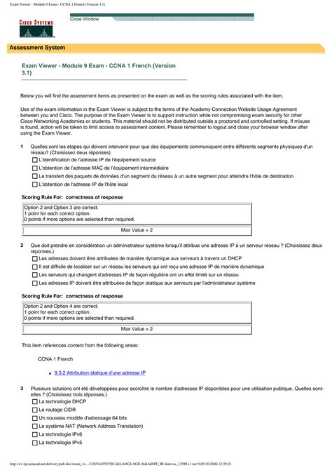 SOLUTION Ccna 1 Module 9 V3 1 Studypool