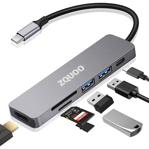 Adaptador Usb C Multipuerto Hub Usb C De Zquoo Walmart En Línea