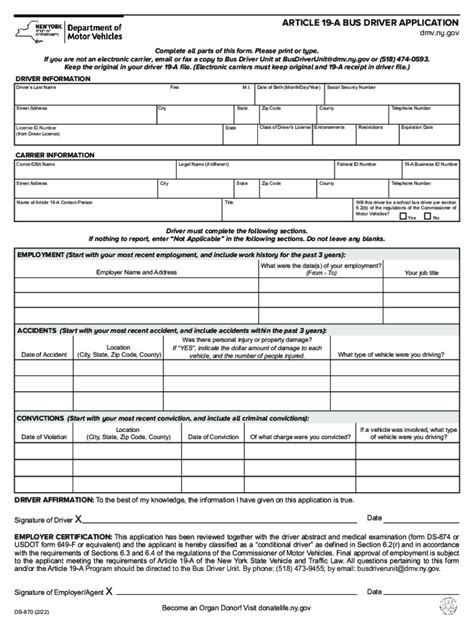 Article 19 A Bus Driver Application Fill Out And Sign Online Dochub