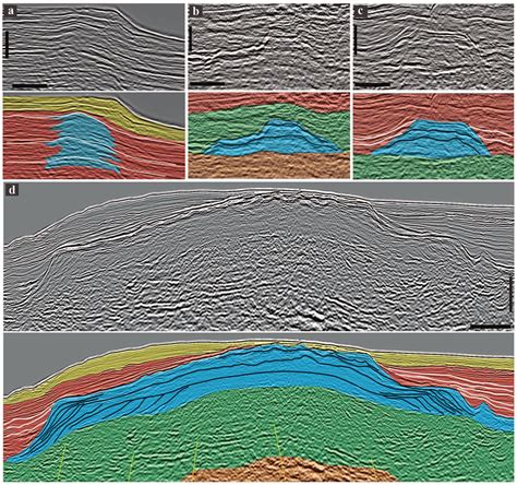 Carbonate Structures Observed In Seismic Sections Interpreted And