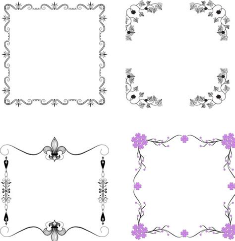 Clipart Cadre Et Bordure De Page