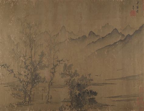 Rosy Sunset 16th Century By Wen Tong Buy Fine Art Print