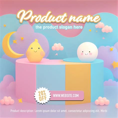 Мраморный подиум или платформа для презентации продукта Psd шаблон Премиум Psd Файл