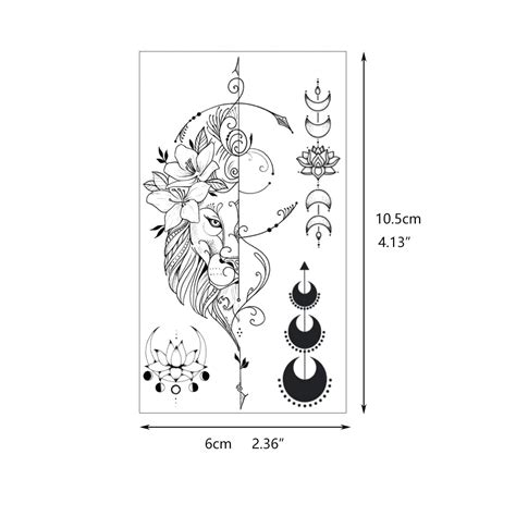 20 Sheets Black Tiny Temporary Tattoo Hands Face Philippines Ubuy